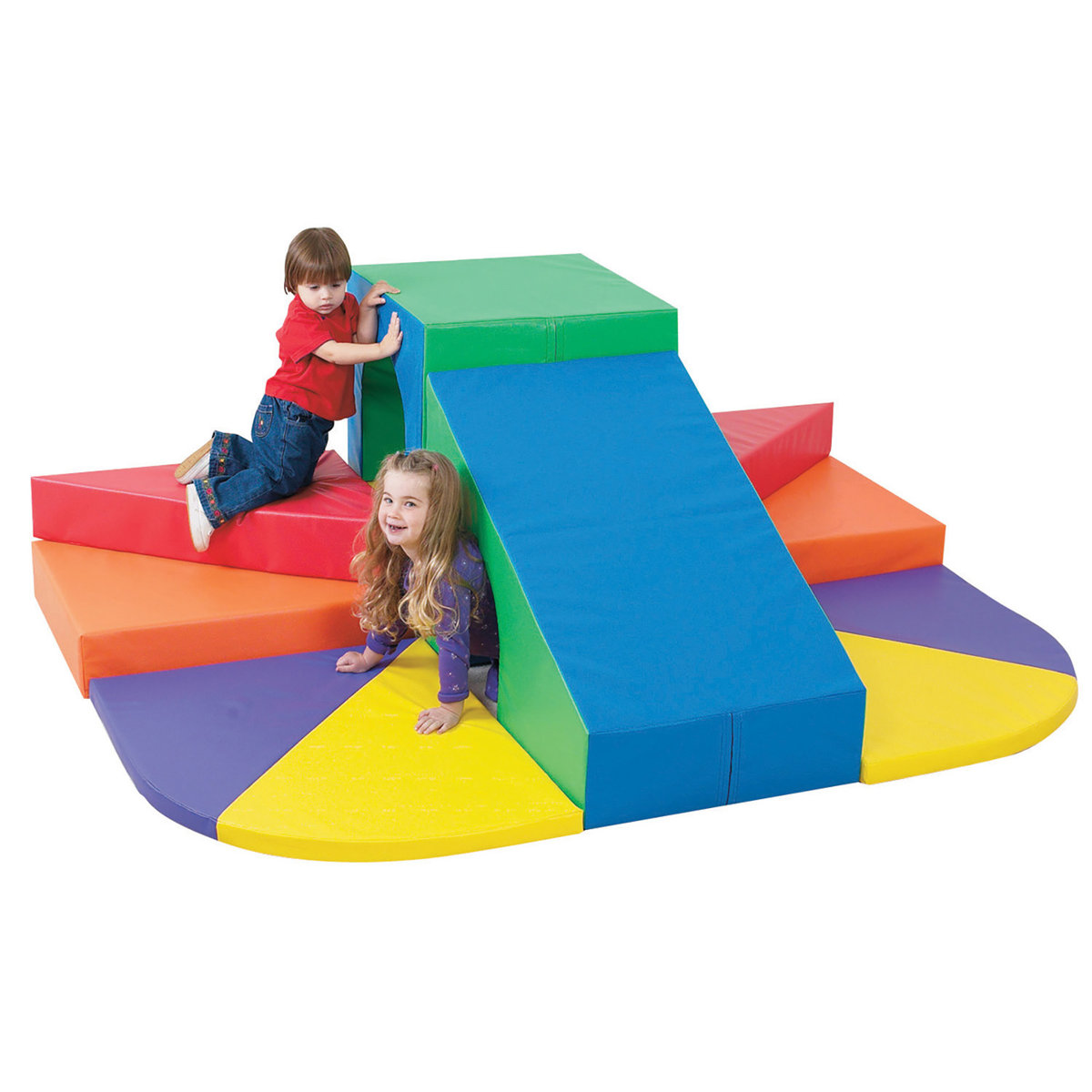 Children's Factory SoftPlay Tunnel Mountain Slide & Reviews | Wayfair